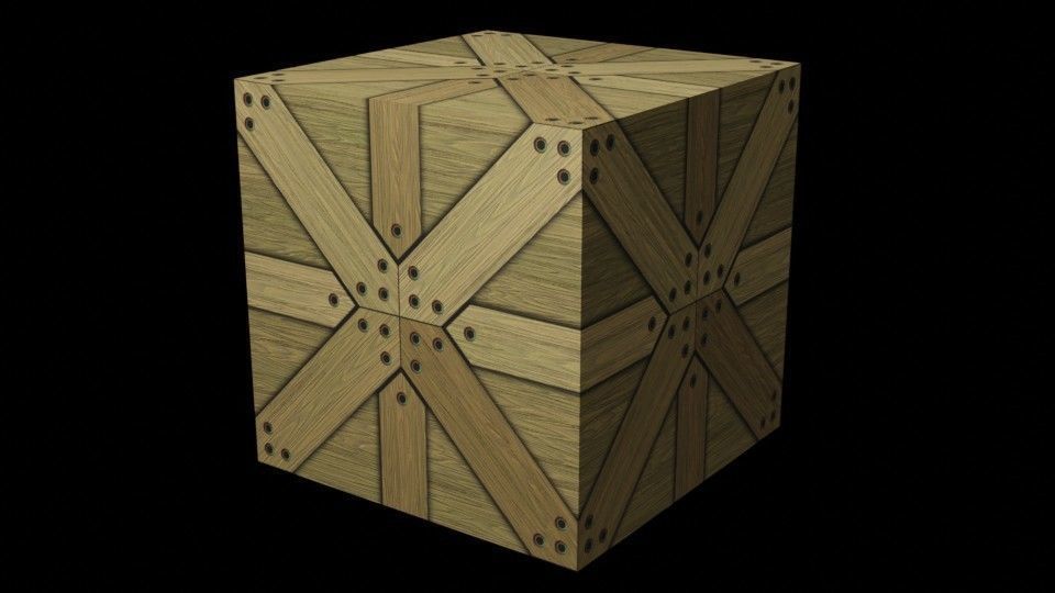 Seamless wooden texture box Texture | CGTrader