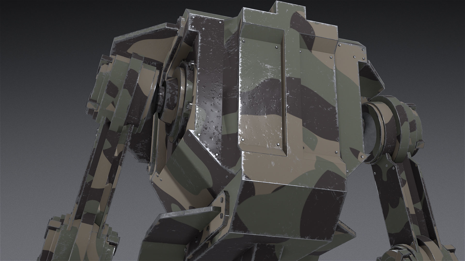 3D model Mech 04 - Ghost VR / AR / low-poly | CGTrader