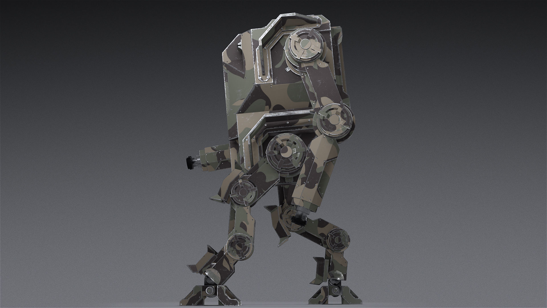 3D model Mech 04 - Ghost VR / AR / low-poly | CGTrader