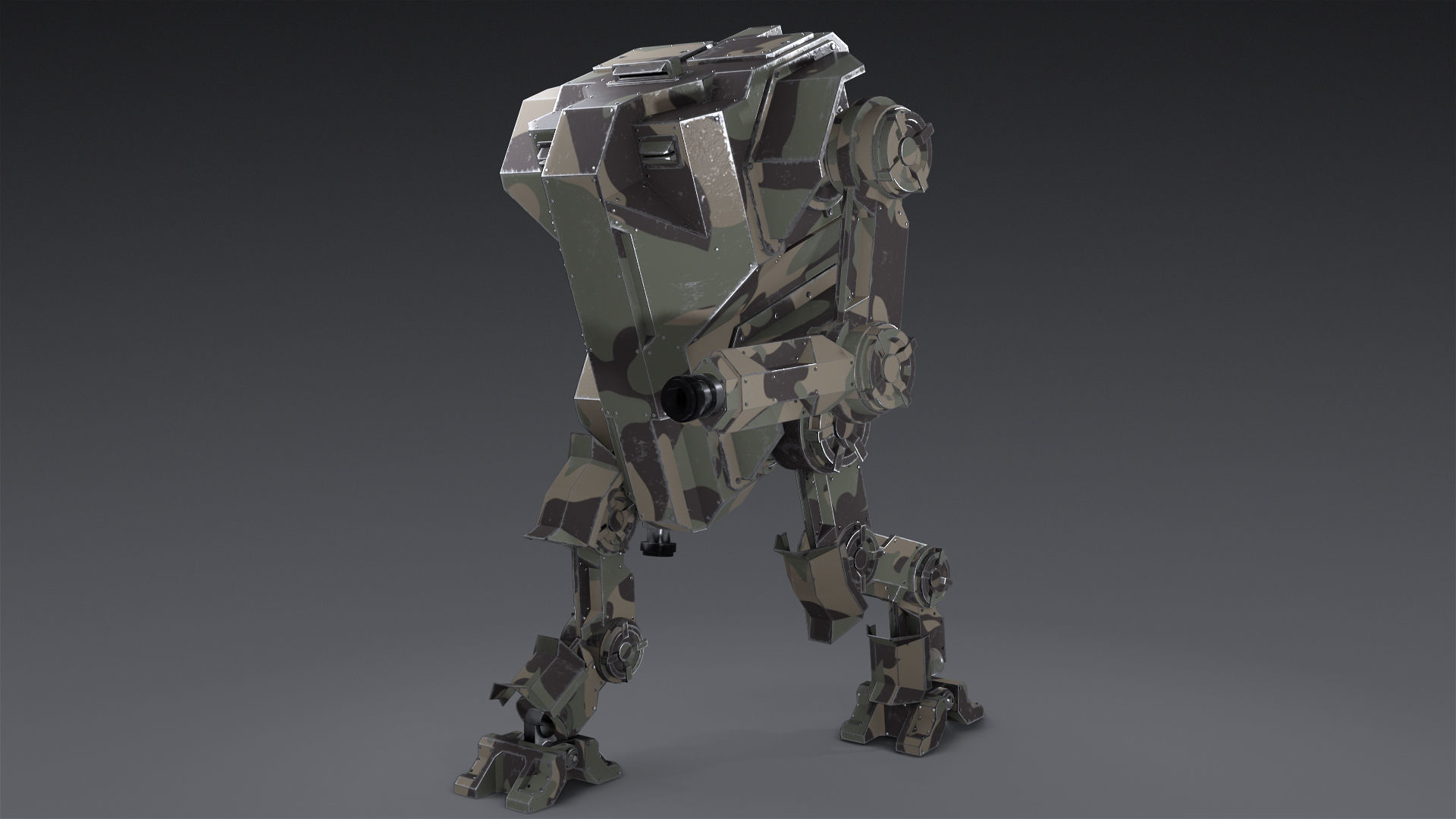 3D model Mech 04 - Ghost VR / AR / low-poly | CGTrader