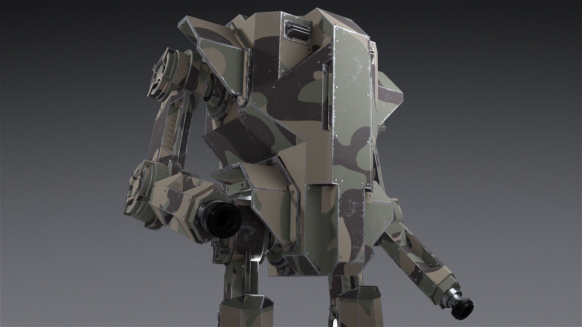 3D model Mech 04 - Ghost VR / AR / low-poly | CGTrader