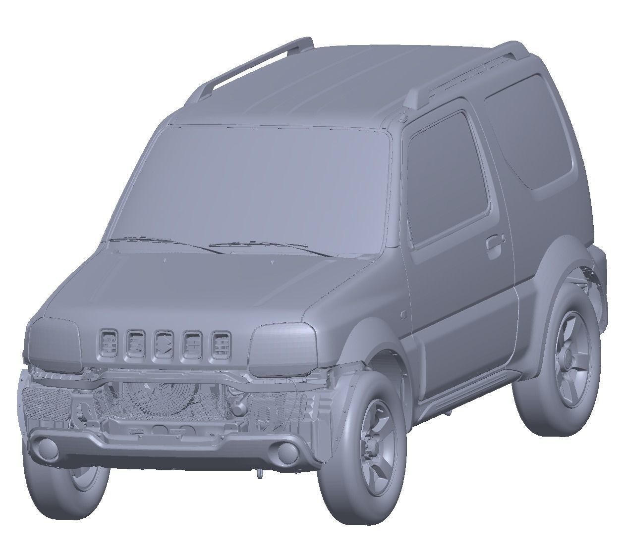 Suzuki Jimny 3rd Gen 3d scan 3D model rigged | CGTrader