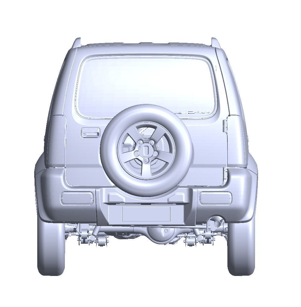 Suzuki Jimny 3rd Gen 3d scan 3D model rigged | CGTrader