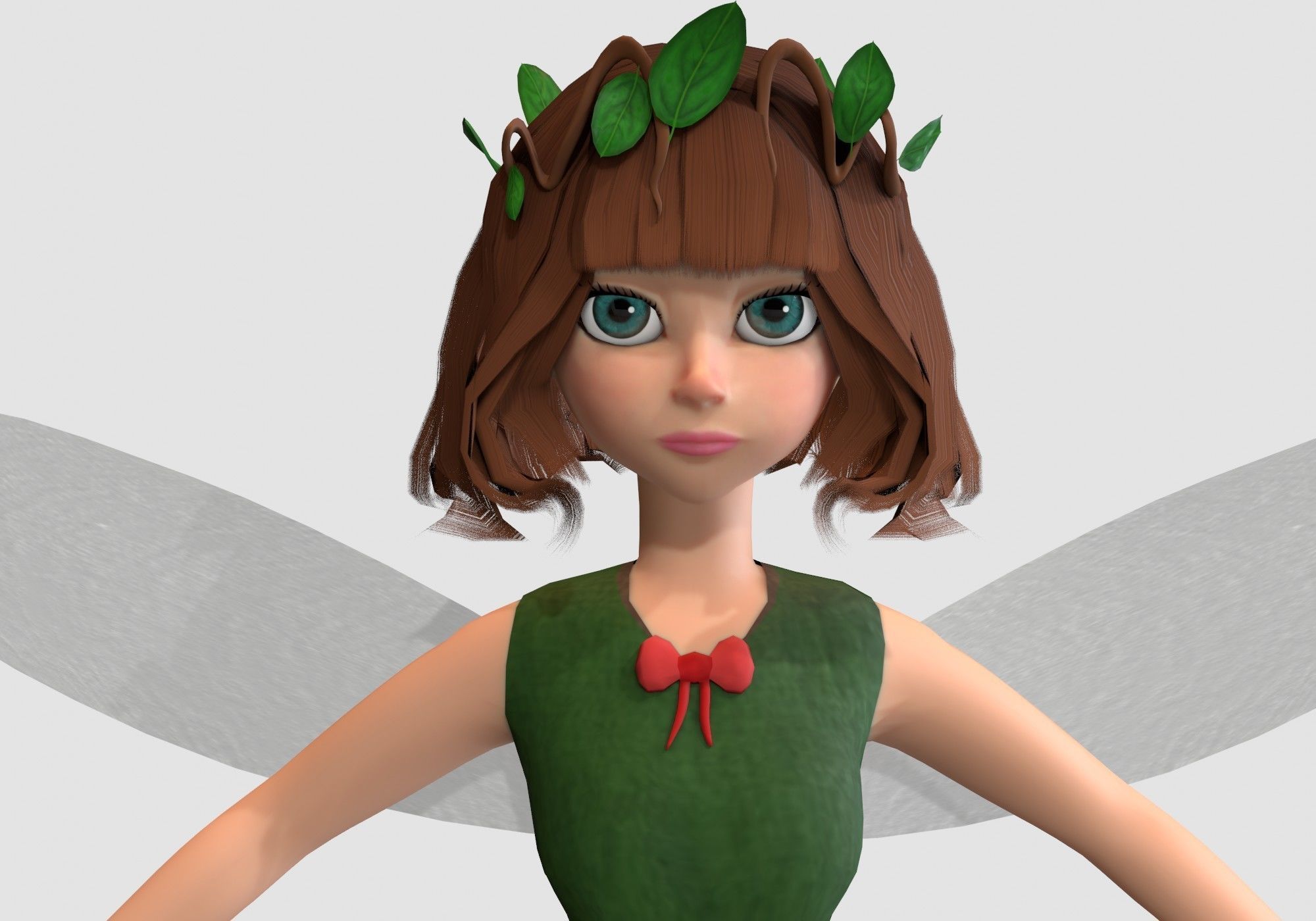 stylized fairy girl 3D model | CGTrader