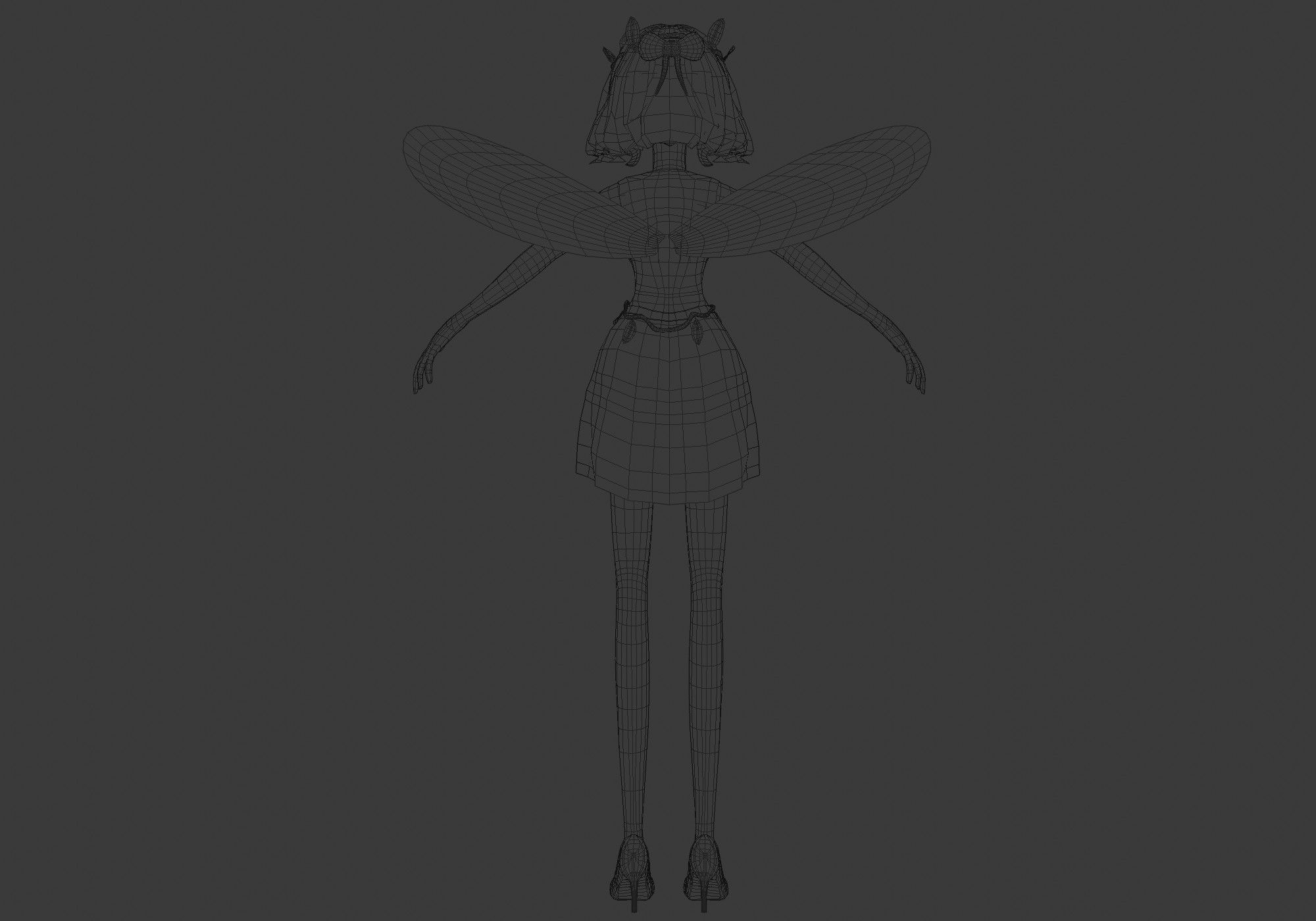 stylized fairy girl 3D model | CGTrader