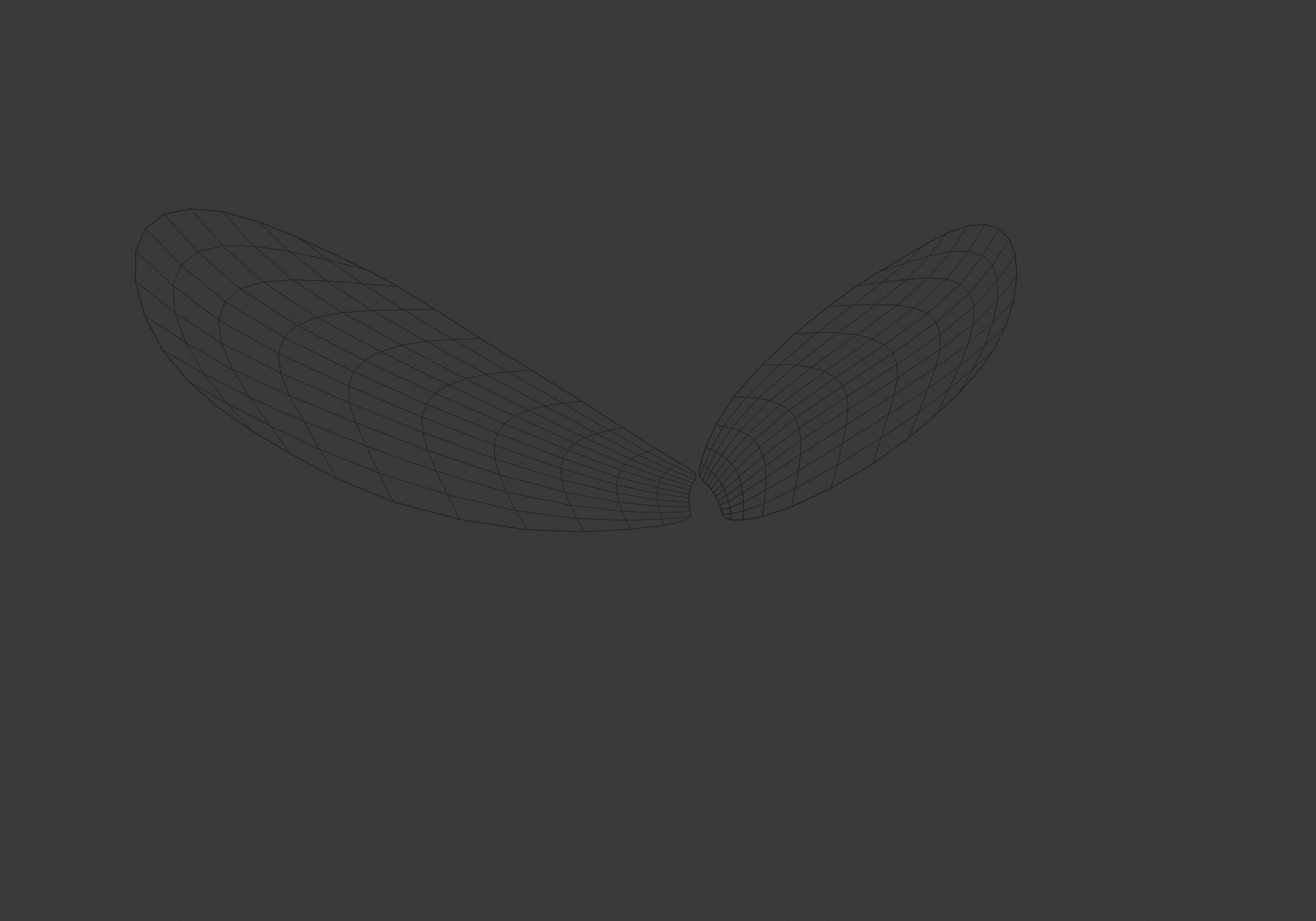 simple transparent wings 3D model | CGTrader