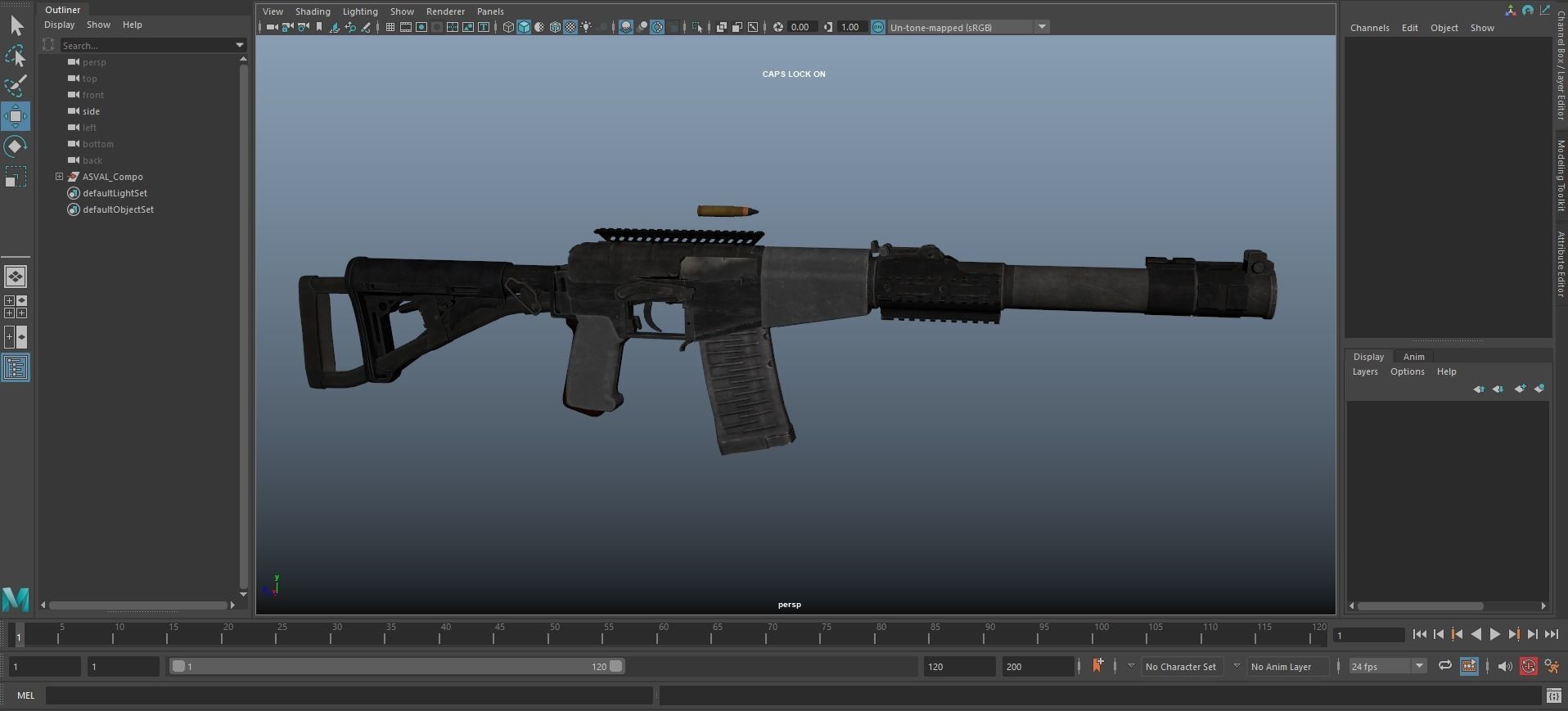 3D model MILITARY Game Ready AS VAL VR / AR / low-poly | CGTrader