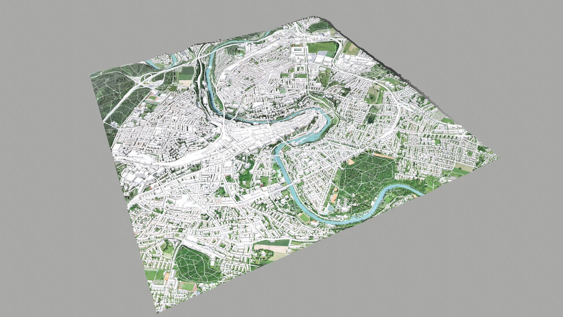 Cityscape Bern Switzerland 3D model | CGTrader
