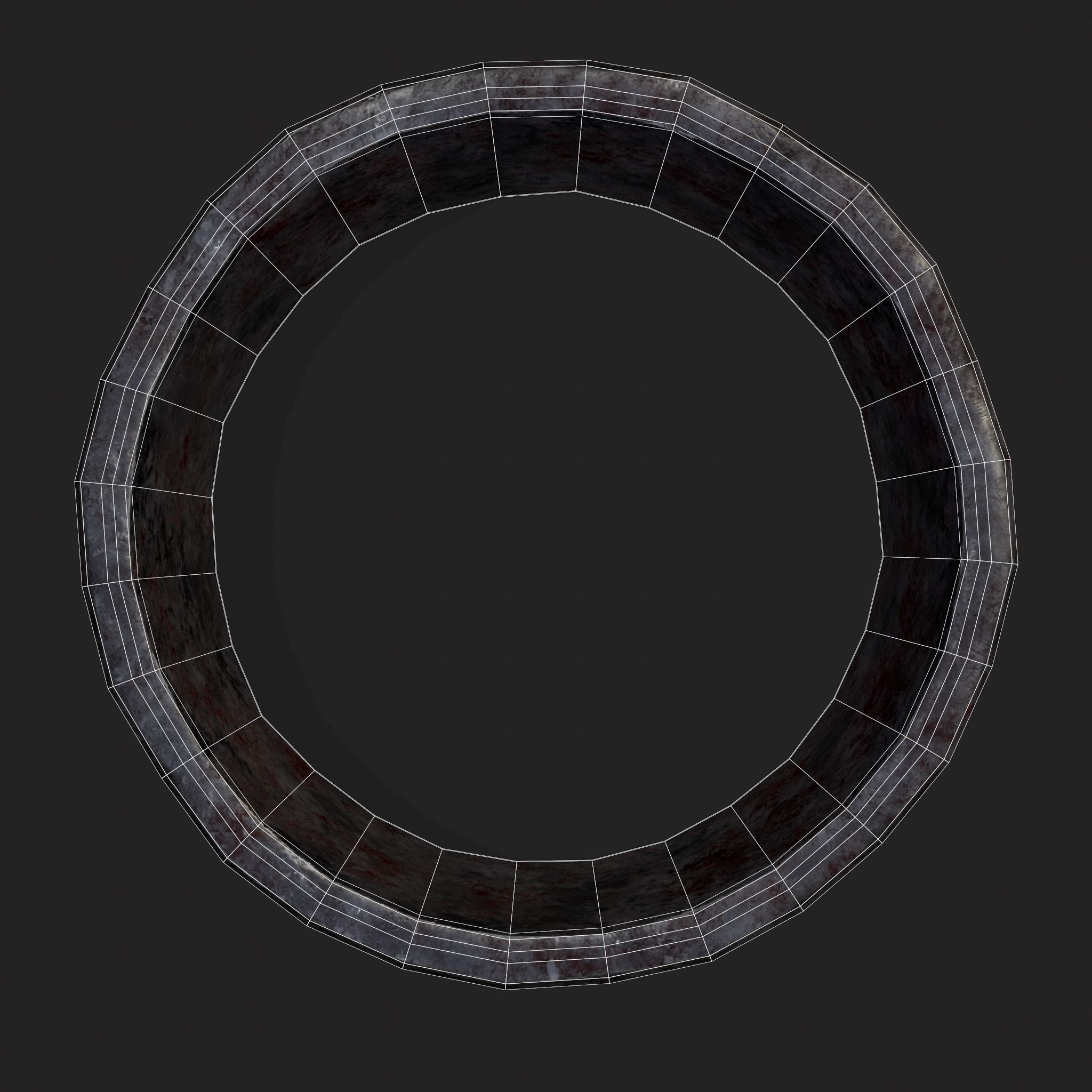 3D model Rusting Medieval Iron Ring VR / AR / low-poly | CGTrader