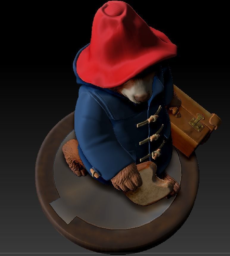 Paddington Bear 3D model 3D printable | CGTrader
