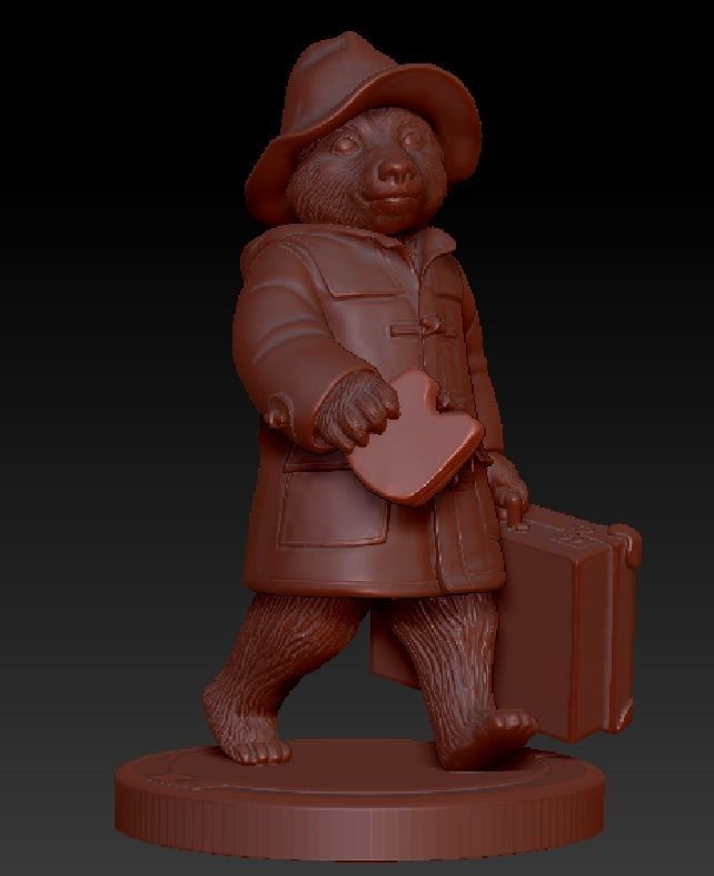Paddington Bear 3D model 3D printable | CGTrader
