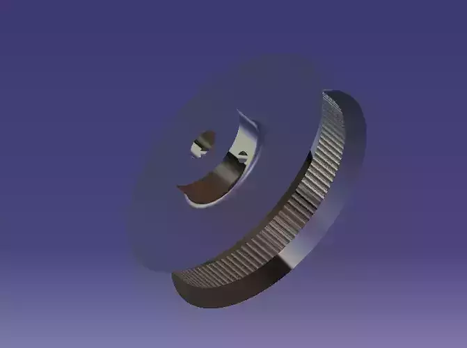 110 tooth 70mm diameter 10mm bore GT2 gear free 3D model 3D printable ...