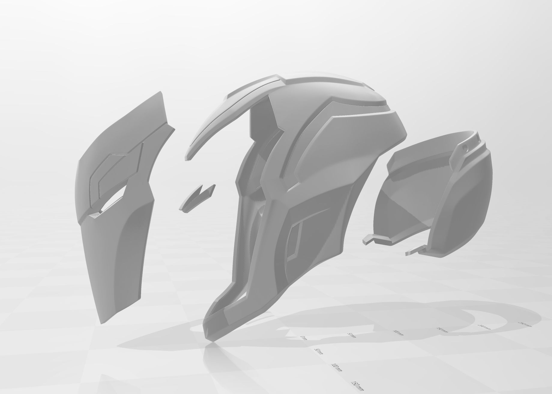 Iron Man Prime Armor Helmet Cosplay Marvel Duel 3D model 3D printable ...