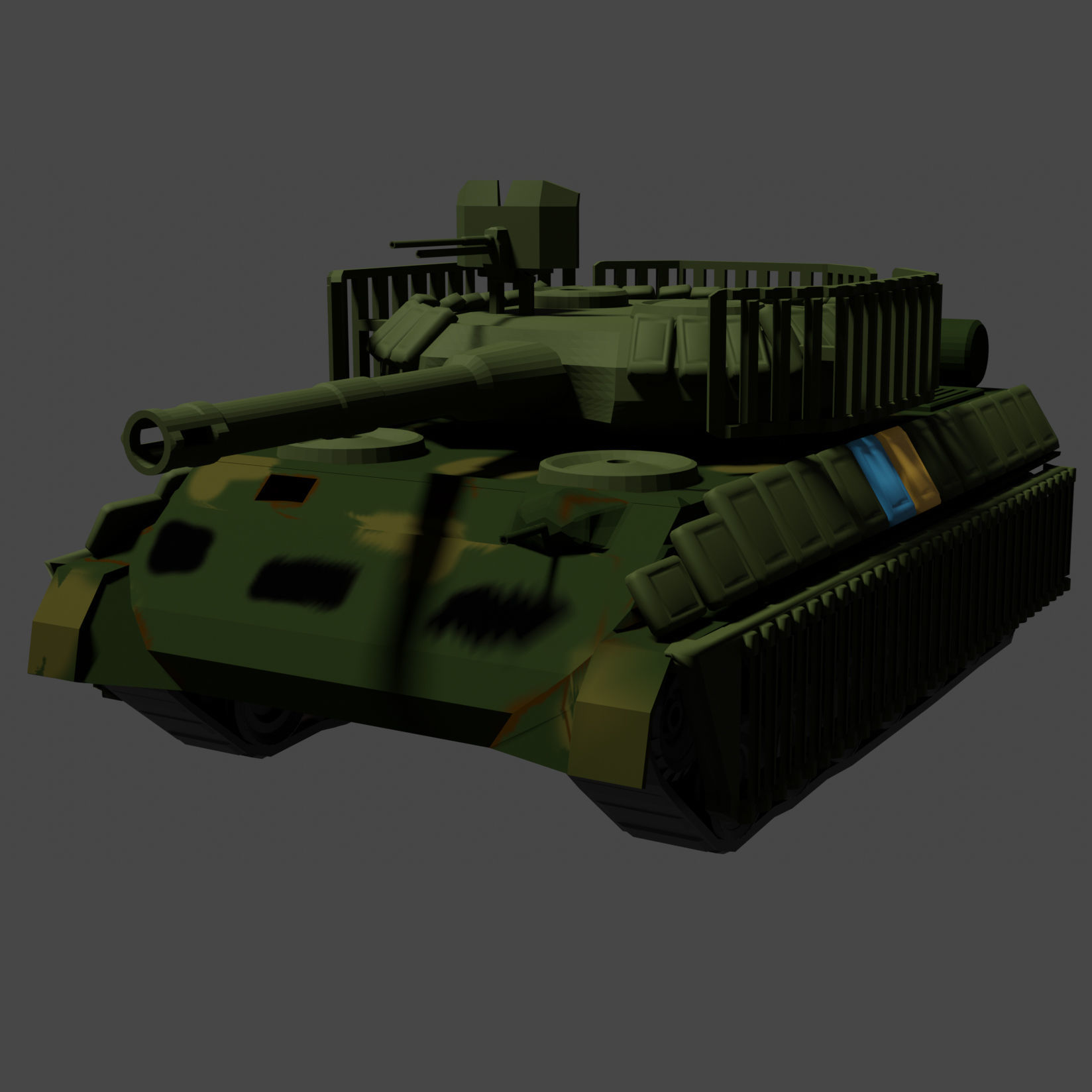 3D model Model of Ukraine tank VR / AR / low-poly | CGTrader