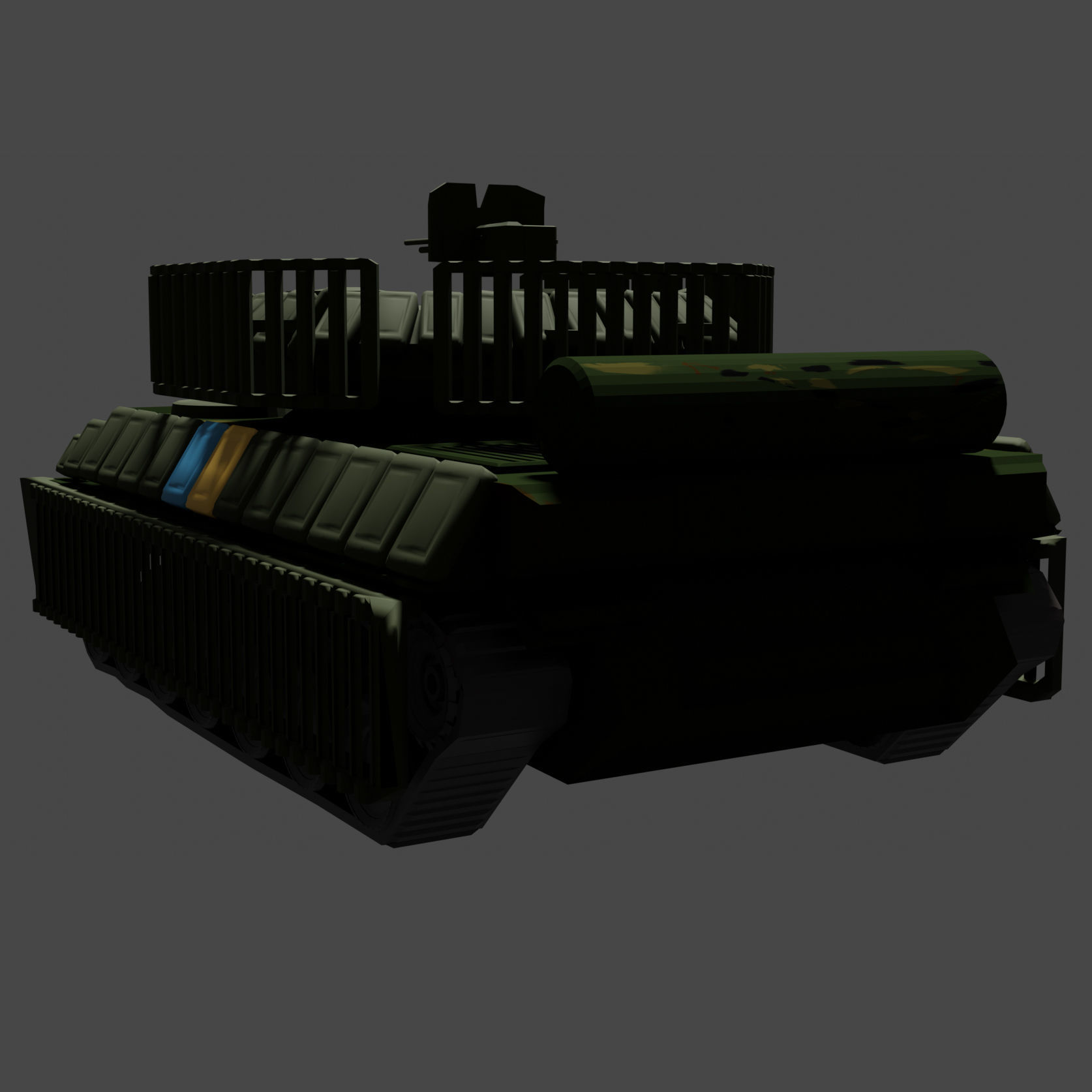3D model Model of Ukraine tank VR / AR / low-poly | CGTrader
