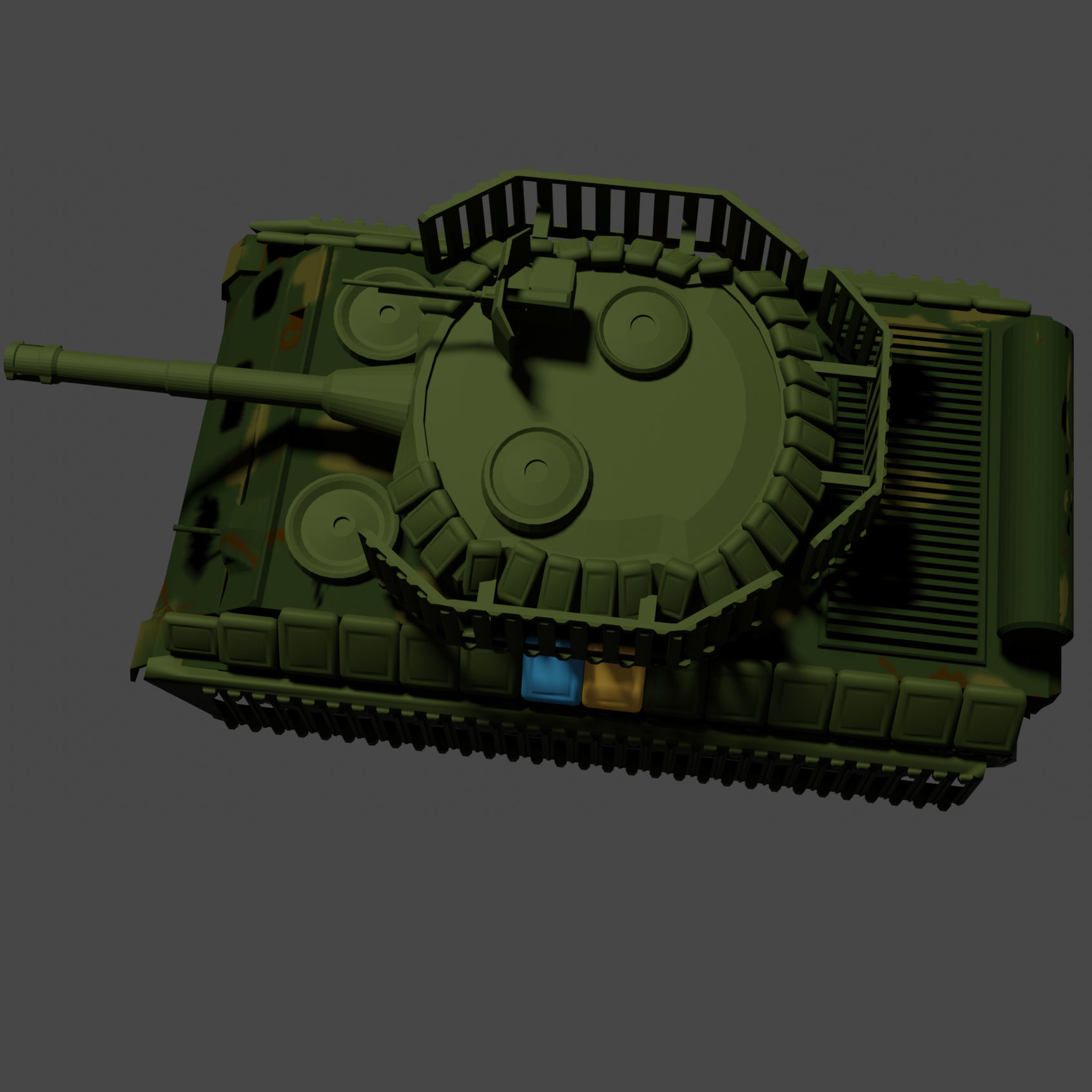 3D model Model of Ukraine tank VR / AR / low-poly | CGTrader