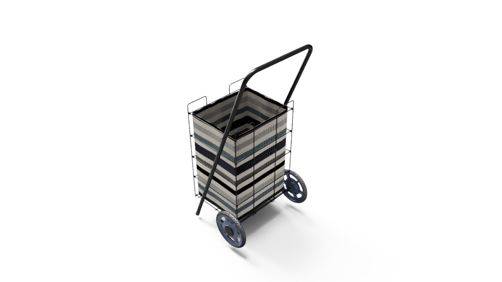 Buildable shopping trolley 3D model | CGTrader