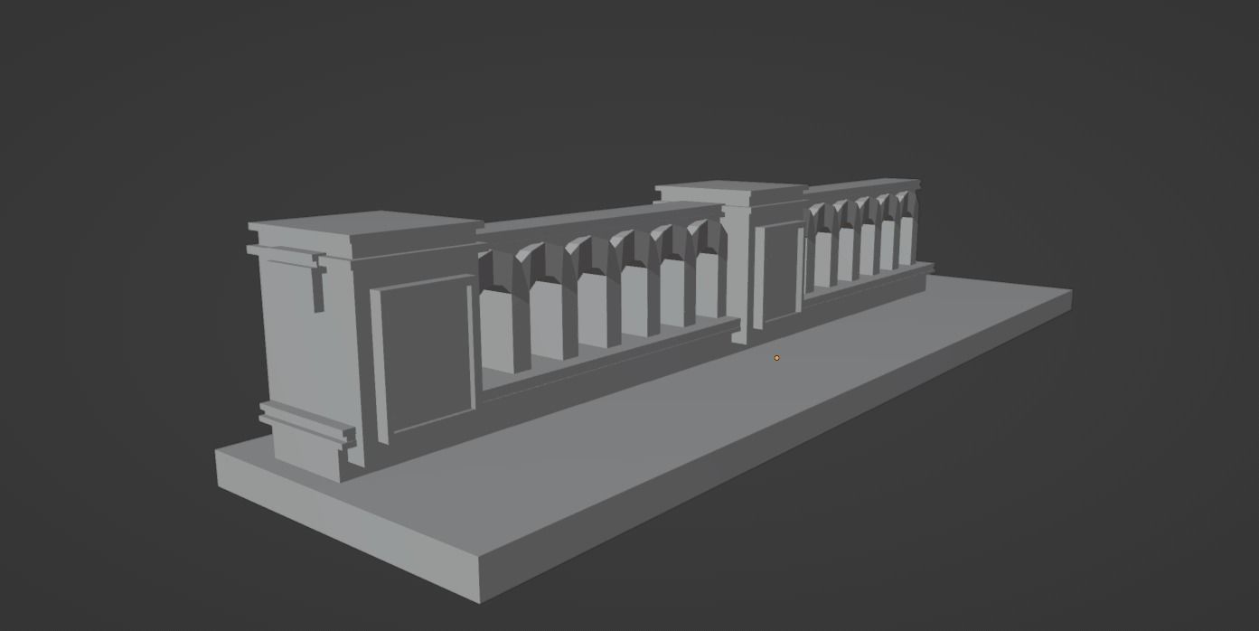 Bridge Parapet 3D model | CGTrader