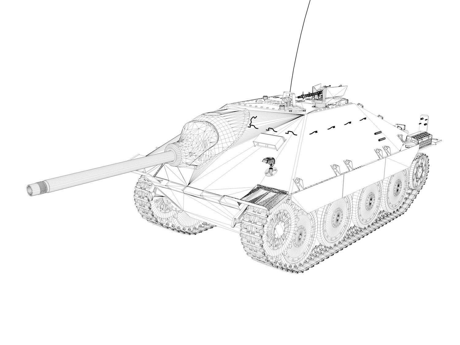 Jagdpanzer 38t Hetzer 3D model | CGTrader
