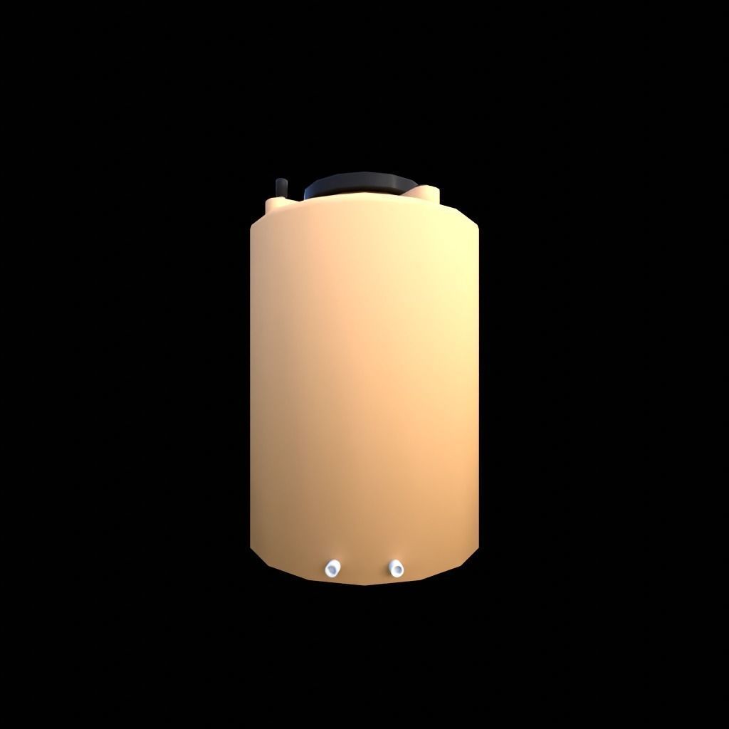 3D model Water Tank 650 liter 1 - LP VR / AR / low-poly | CGTrader