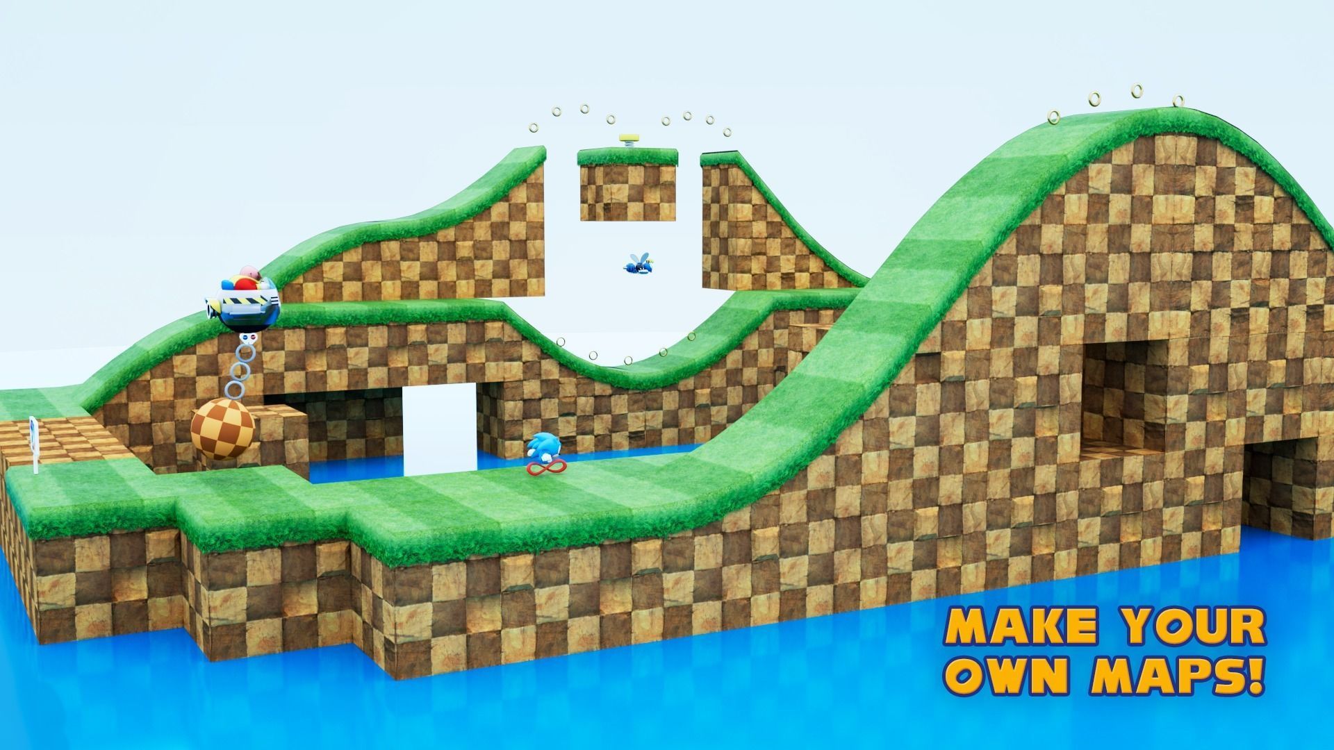 Sonic Builder - EXPANSION free VR / AR / low-poly 3D model animated ...