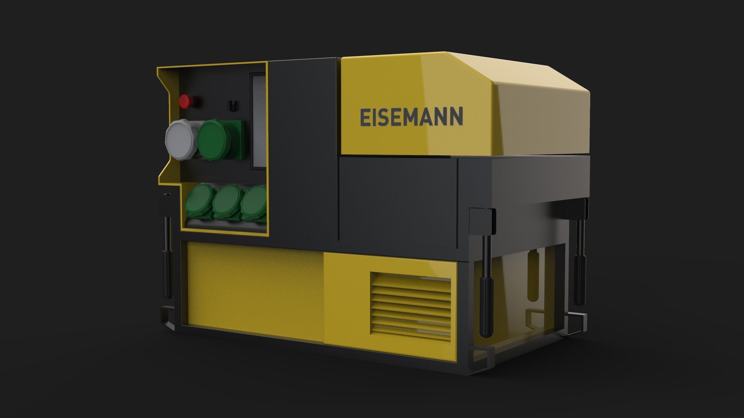 3D model Eisemann Cube Emergency Generator VR / AR / low-poly | CGTrader