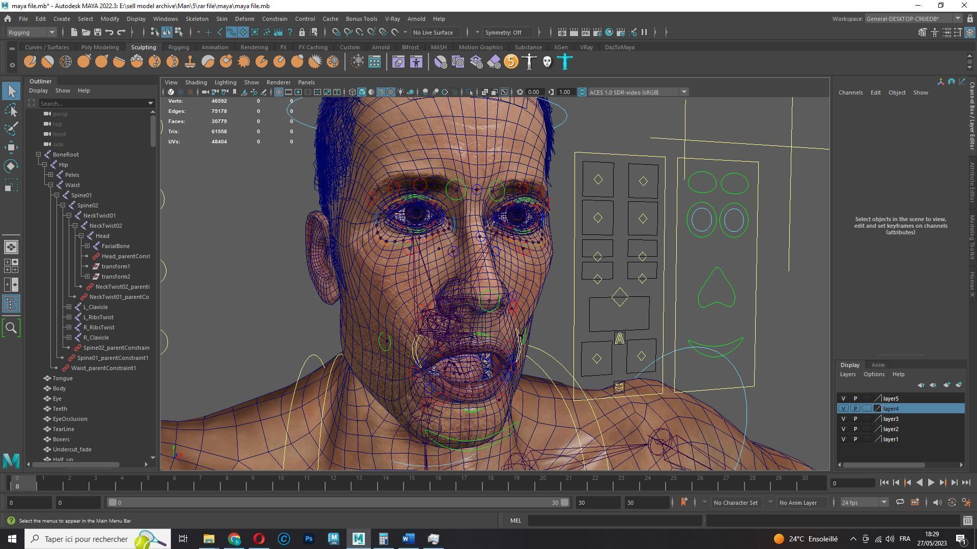 3D model model Basic Man G1 VR / AR / low-poly animated | CGTrader