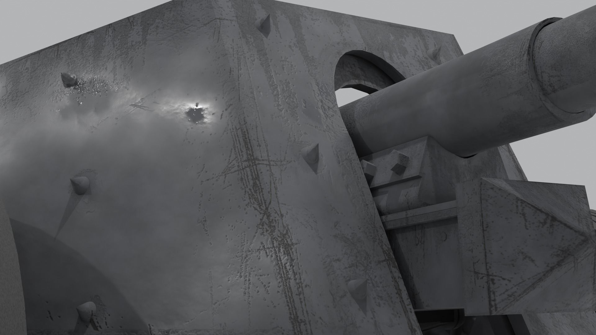 Pak 40 German anti tank gun WW2 Recoil Animation free 3D model animated ...