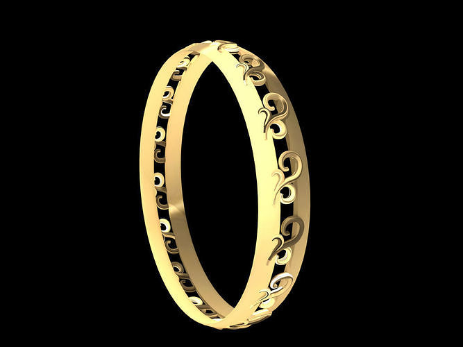 female ring 3D model | CGTrader