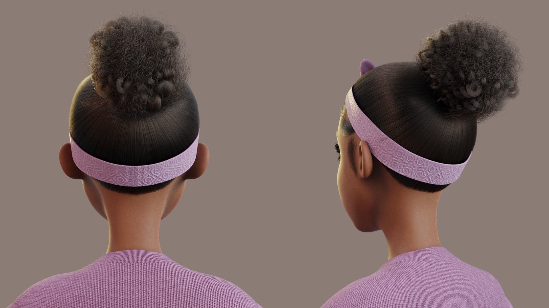 3D model African lady Rigged VR / AR / low-poly | CGTrader