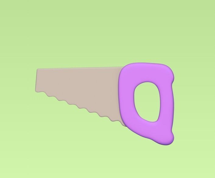 Cute Saw 3D model 3D printable | CGTrader