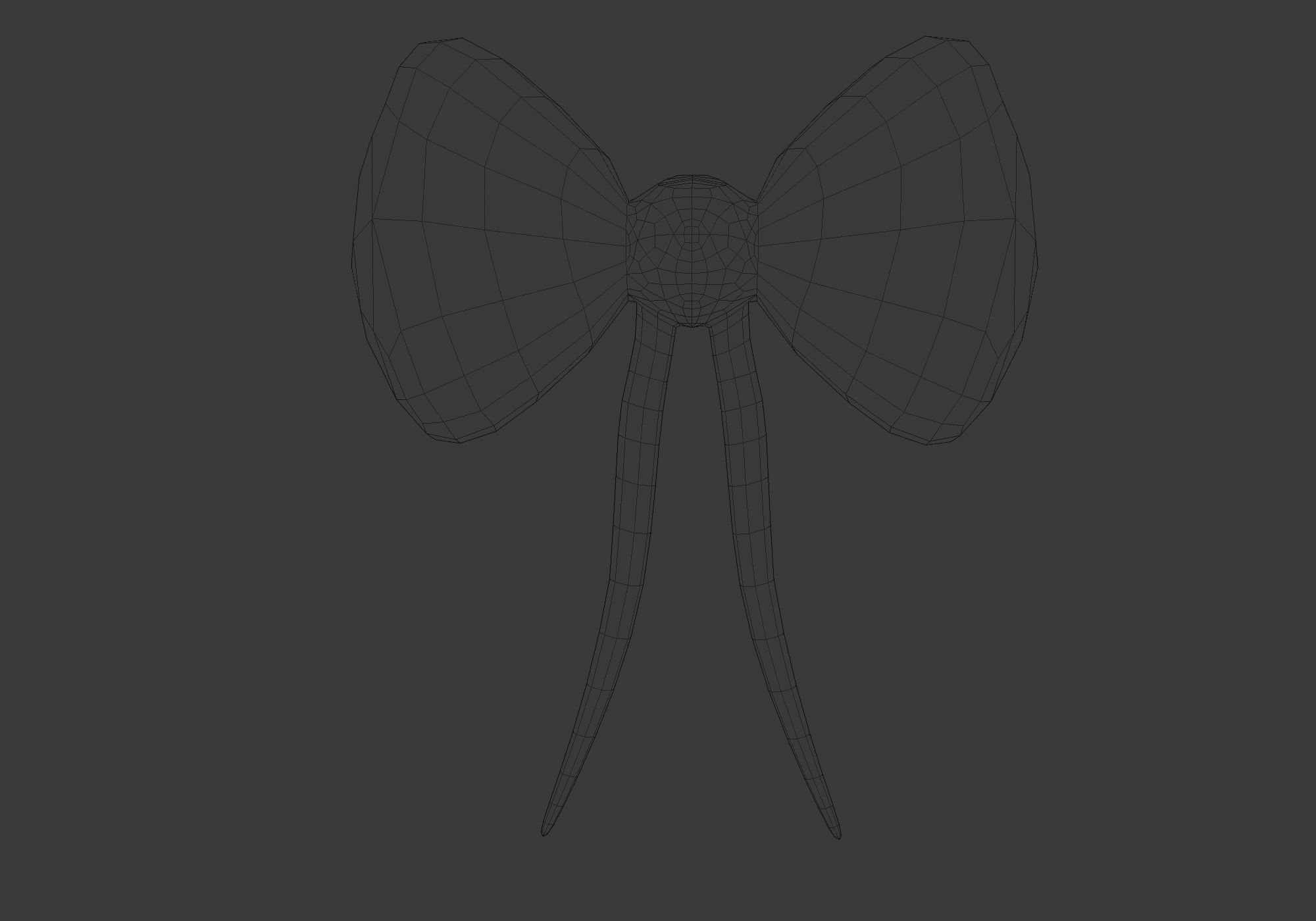 pink glitter ribbon 3D model | CGTrader