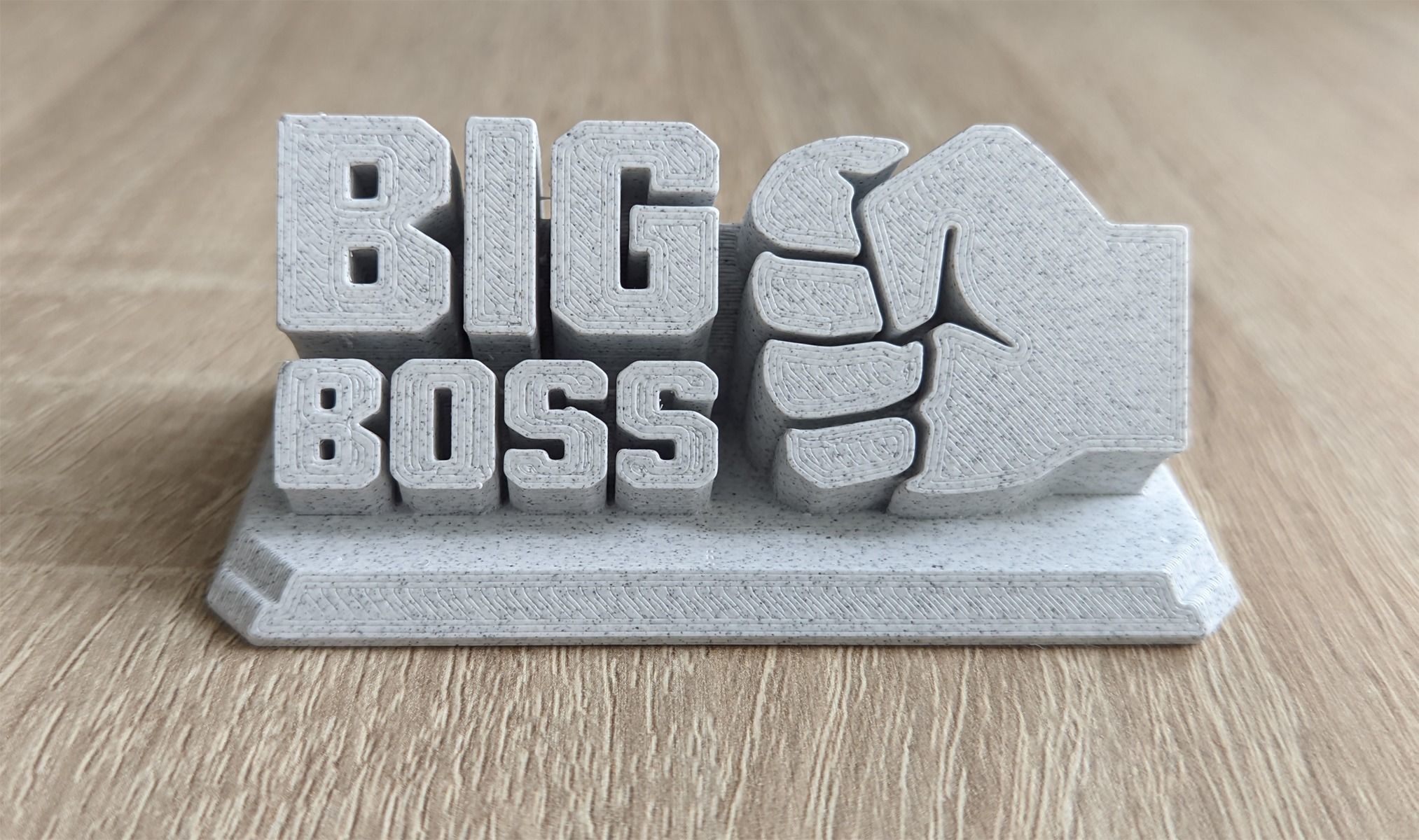 Printable Sweeping Text Plate 3D model 3D printable | CGTrader