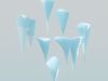 3D model Low Poly Icicles ice crystals VR / AR / low-poly | CGTrader