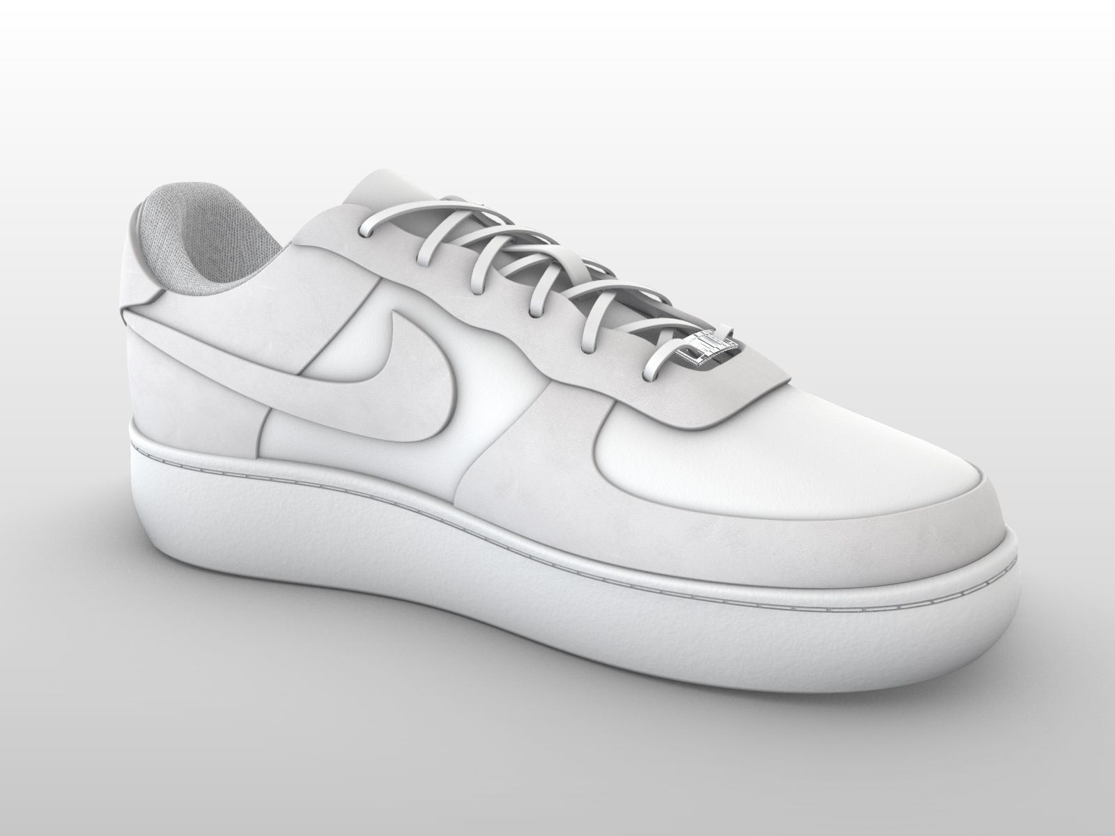 Nike Air Force 1 Sneakers 3D model | CGTrader