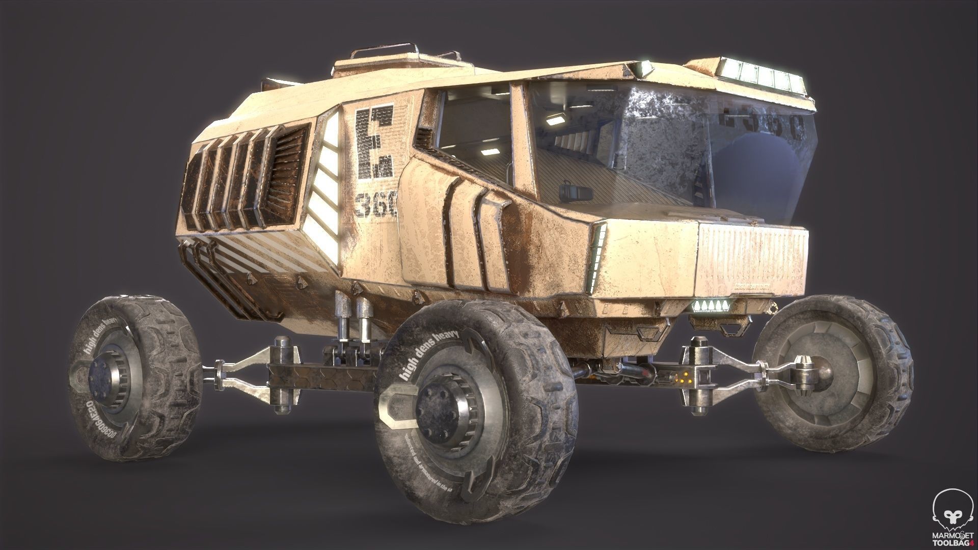 3D model E360 heavy duty truck VR / AR / low-poly | CGTrader