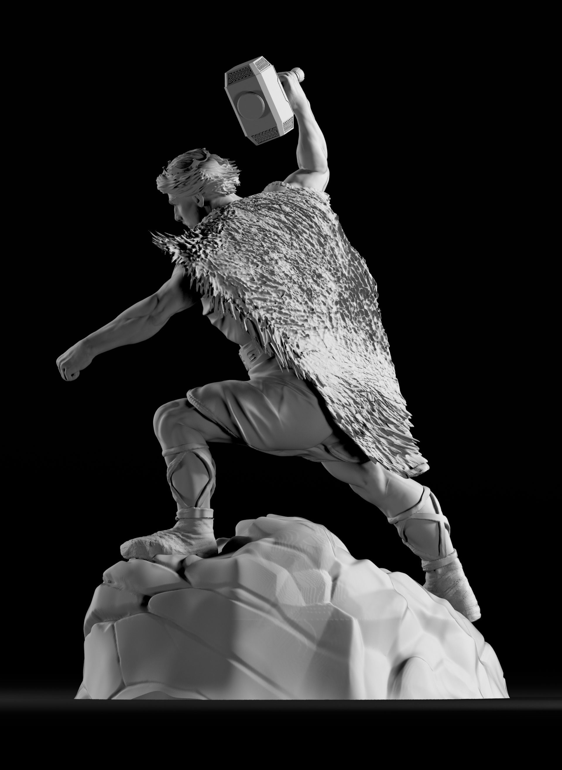 Thor - Germanic God 3D model 3D printable | CGTrader