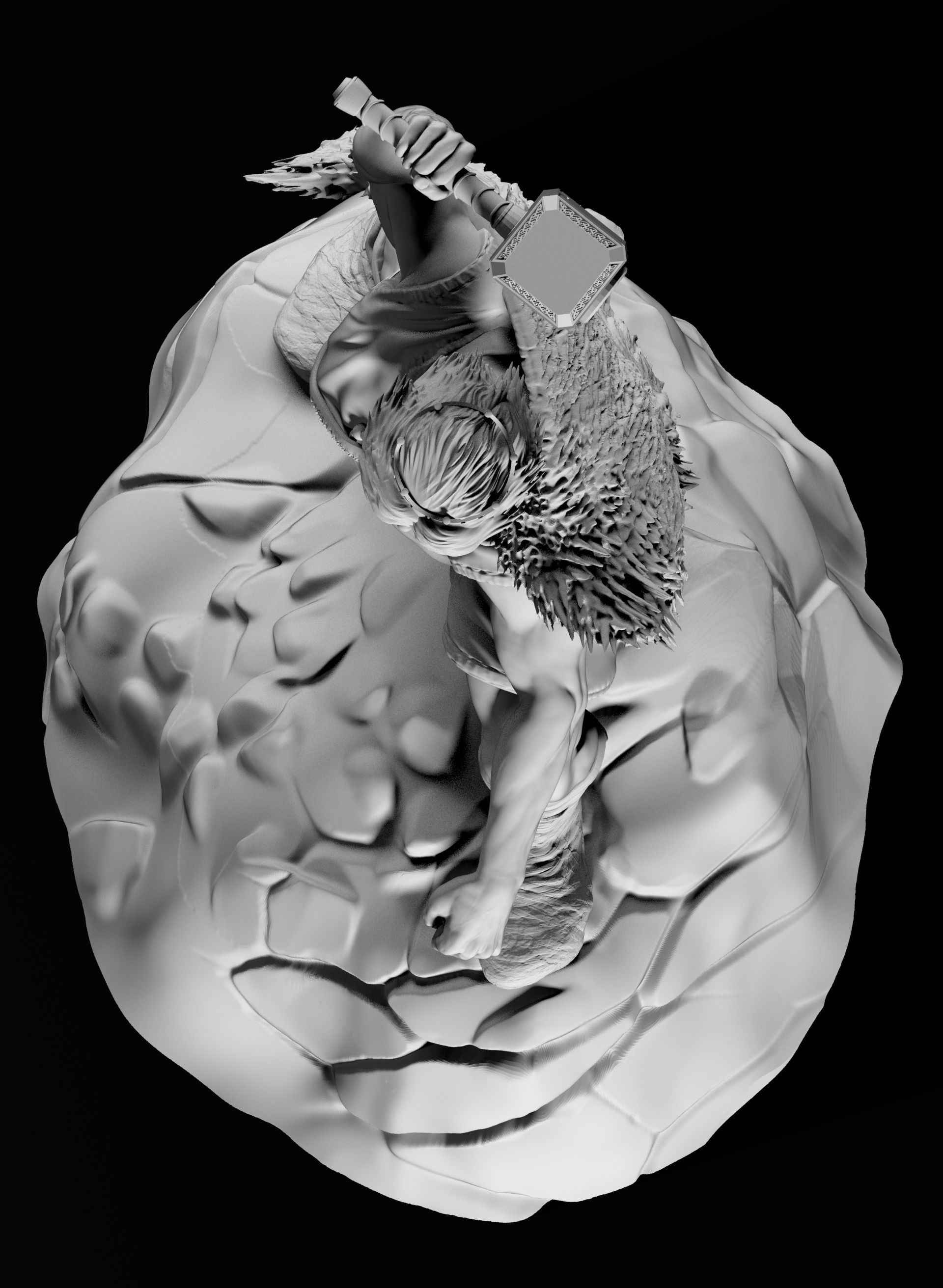 Thor - Germanic God 3D model 3D printable | CGTrader