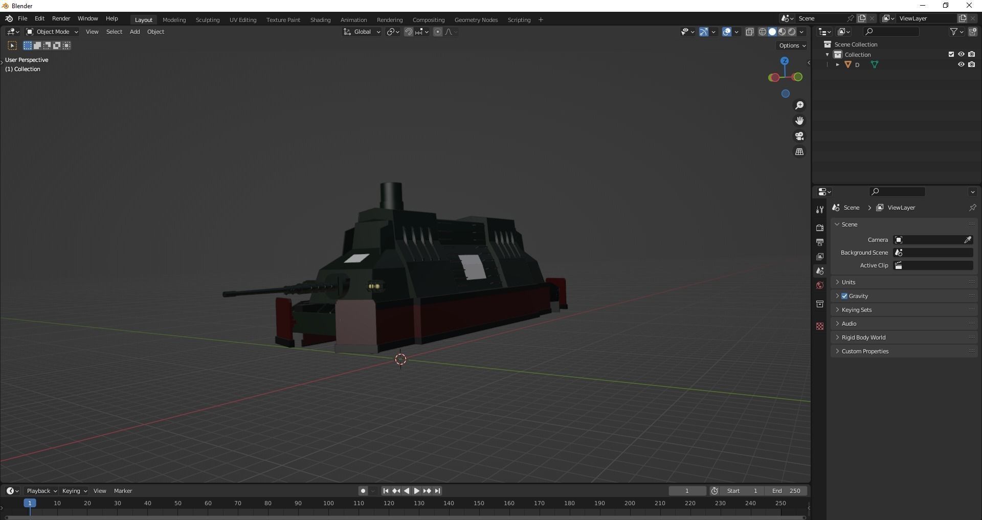 Astorian Empire Military Train free 3D model | CGTrader