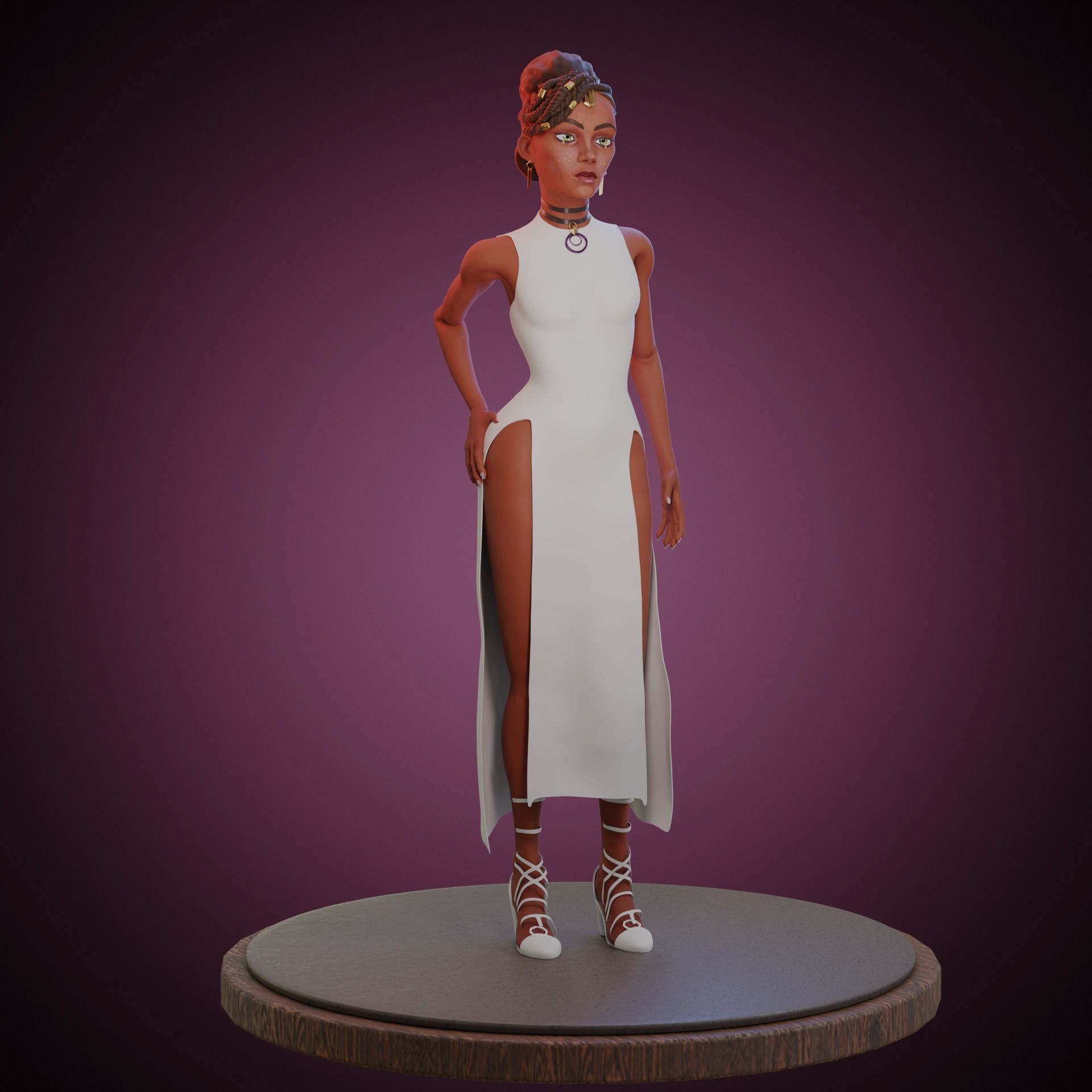 Arcane Mel Print Ready 3D model animated rigged | CGTrader
