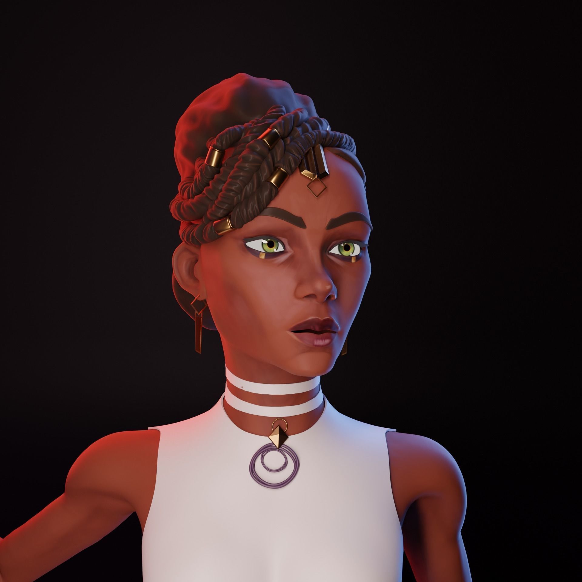 Arcane Mel Print Ready 3D model animated rigged | CGTrader