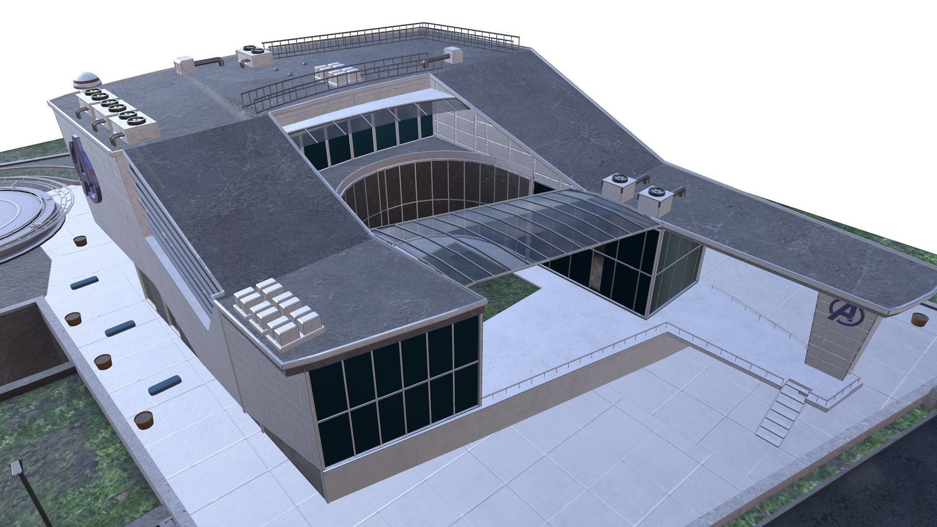 3D model Avengers HQ - Avengers VR / AR / low-poly | CGTrader