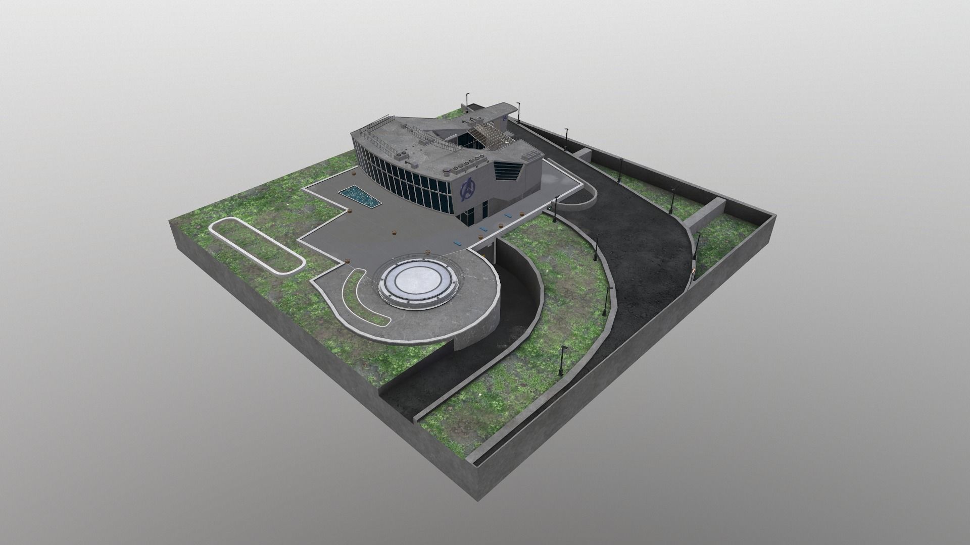 3D model Avengers HQ - Avengers VR / AR / low-poly | CGTrader