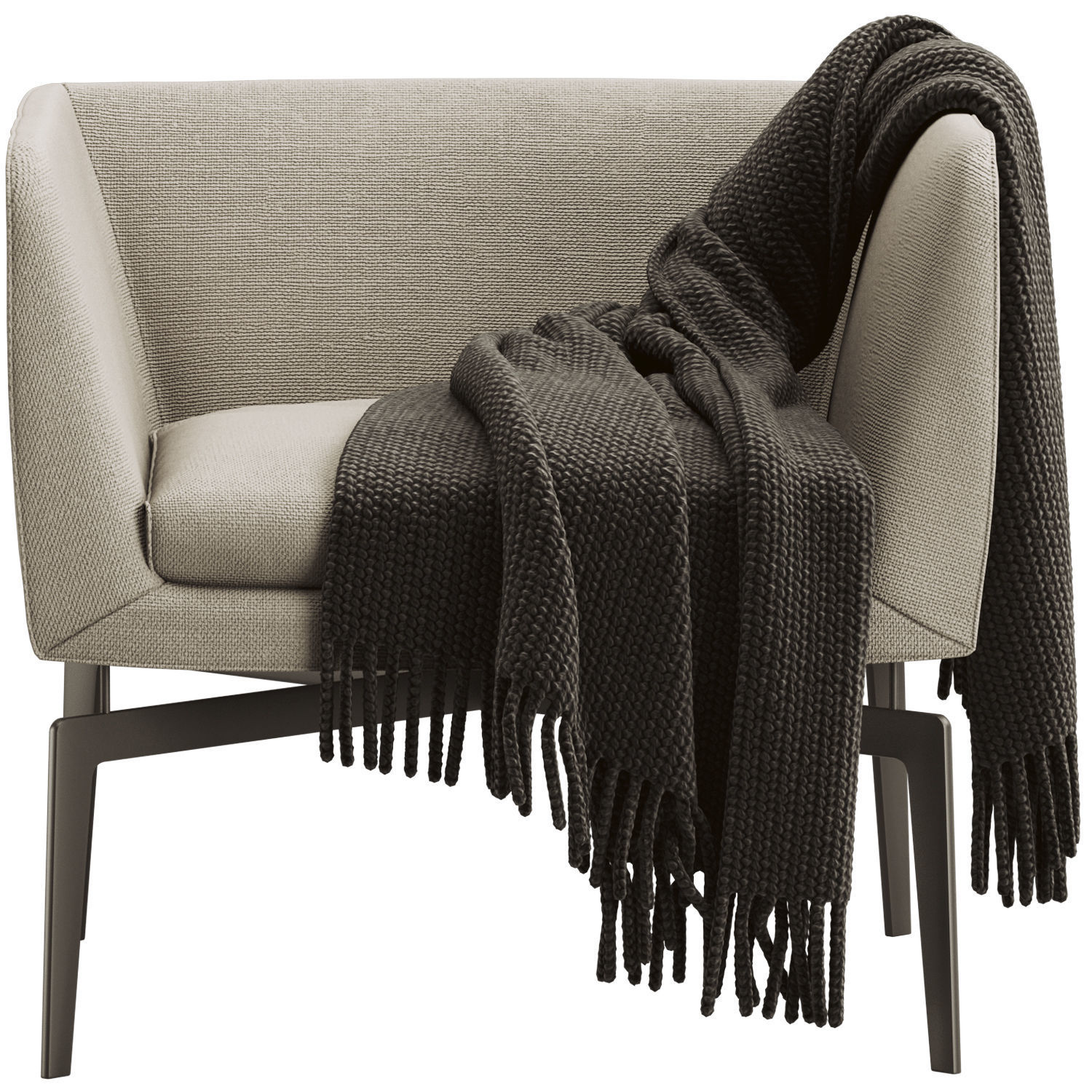 Alivar Pady Armchair 3D model | CGTrader