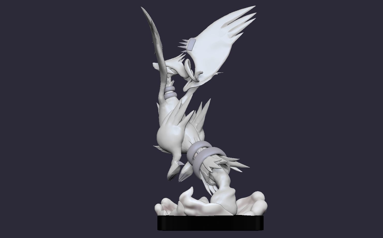 Pokemon Reshiram 3D print 3D model 3D printable | CGTrader