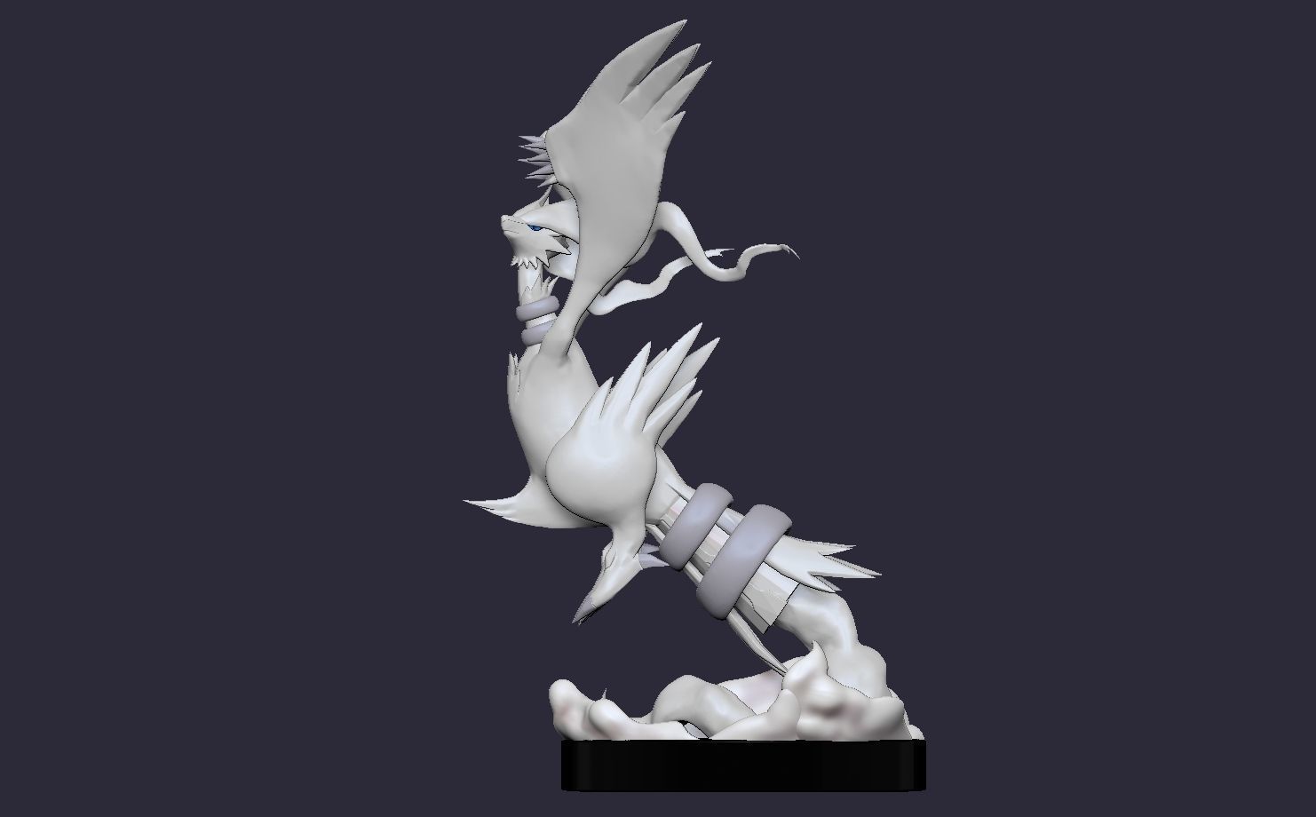 Pokemon Reshiram 3D print 3D model 3D printable | CGTrader