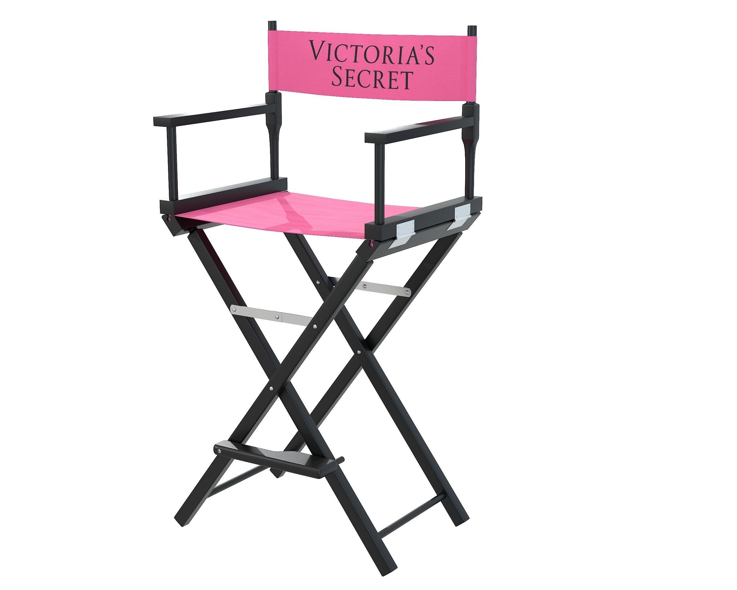 3D model Directors and Makeup Victorias Secret Chair VR / AR / low-poly ...