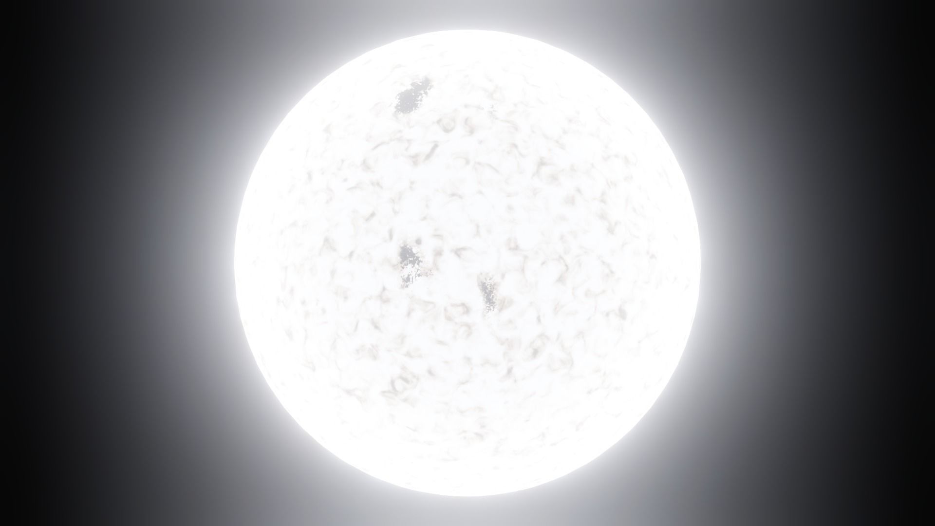 3D model Realistic Sun and stars with relative scale VR / AR / low-poly ...