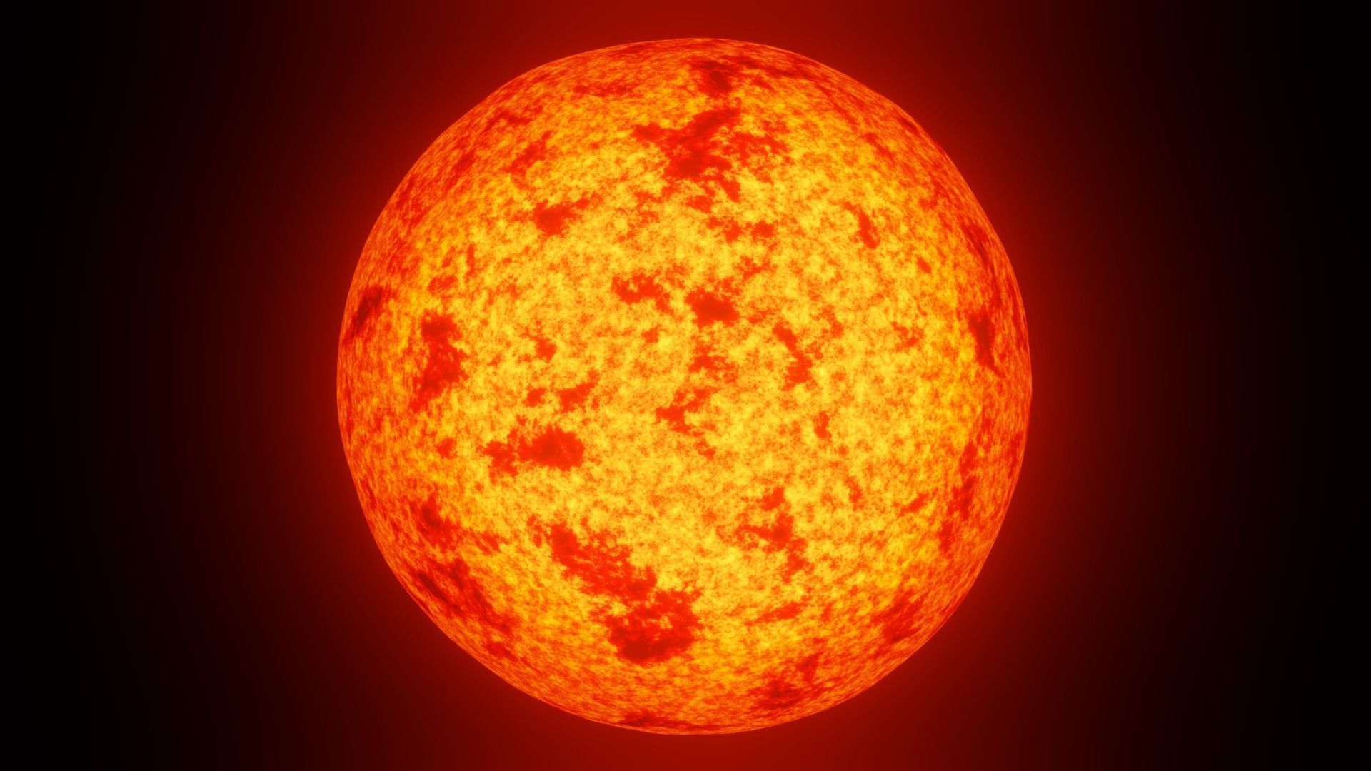 3D model Realistic Sun and stars with relative scale VR / AR / low-poly ...