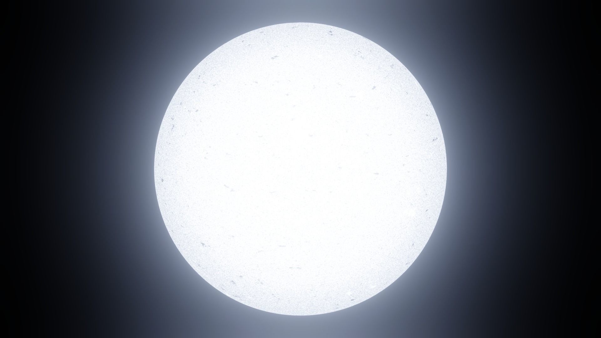 3D model Realistic Sun and stars with relative scale VR / AR / low-poly ...